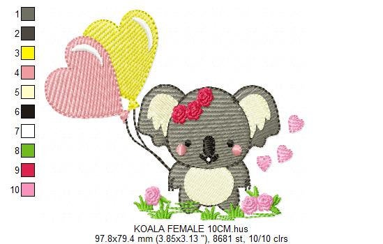 Koala embroidery design - Kid embroidery designs machine embroidery pa ...