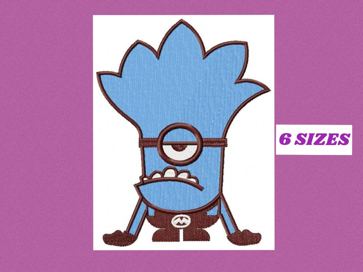 Minion embroidery designs - Bad Minions embroidery design machine embr ...