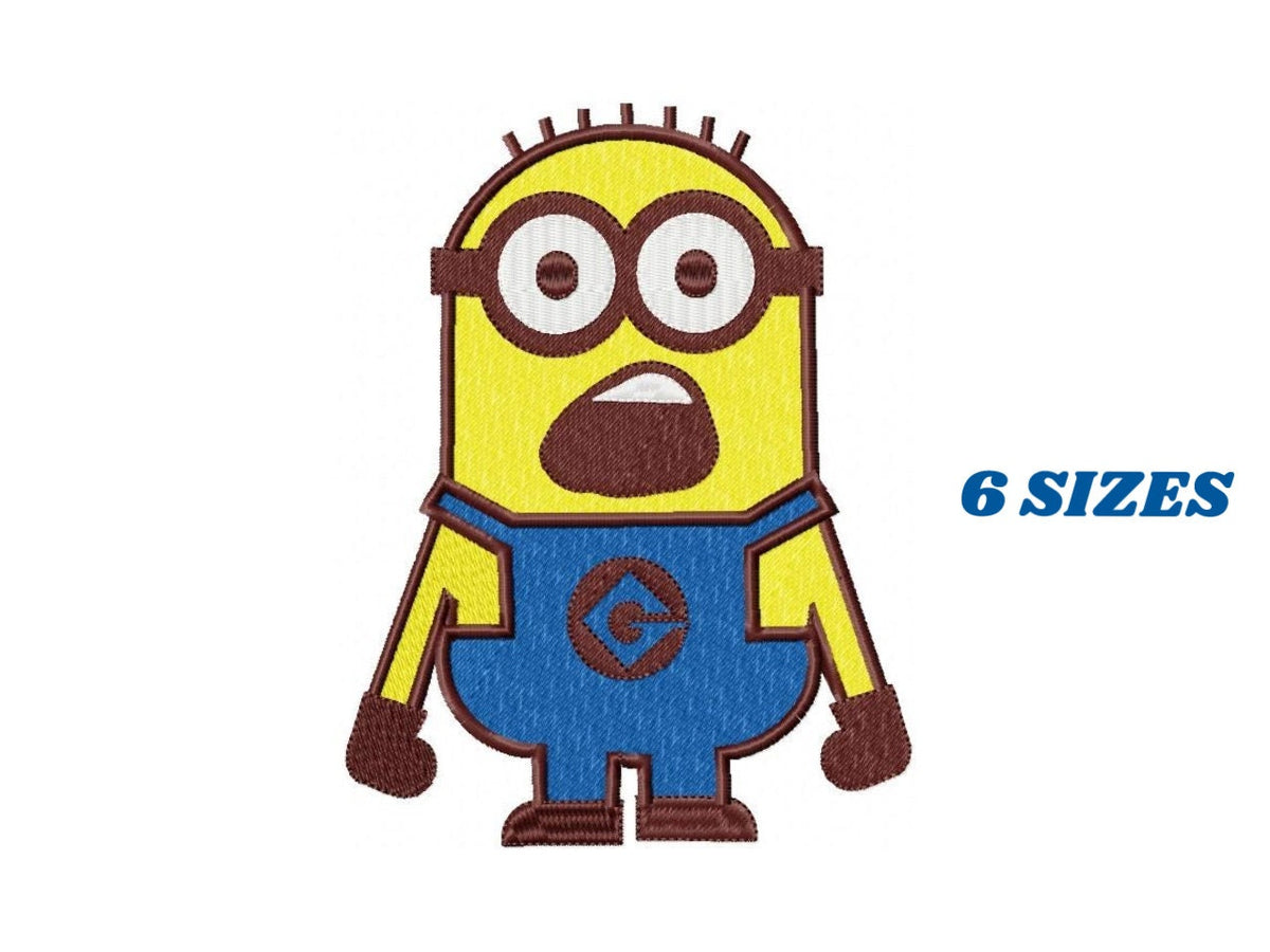 Minion embroidery designs - Minions embroidery design machine embroide ...
