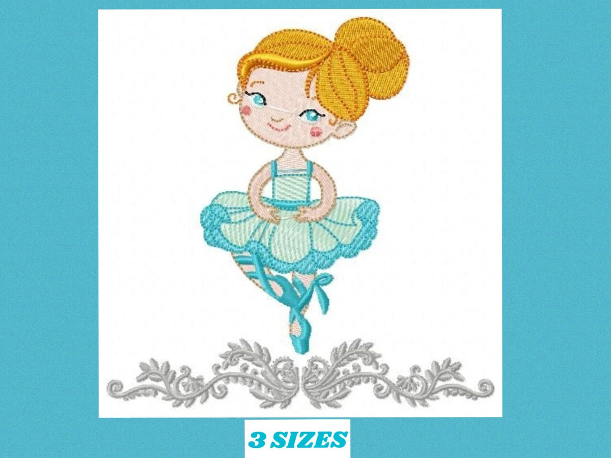 Ballerina embroidery designs - Ballet embroidery design machine embroi ...