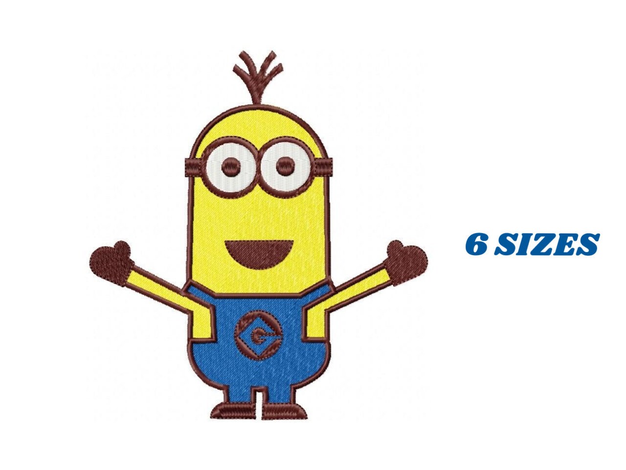 Minion embroidery designs - Minions embroidery design machine embroide ...