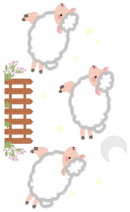 Sheep embroidery design - Lamb embroidery designs machine embroidery p ...