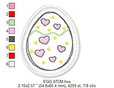 Dinosaur egg embroidery designs - Dino embroidery design machine embro ...