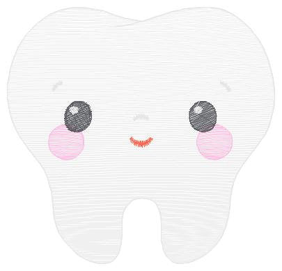 Tooth embroidery designs - Dentist embroidery design machine embroider ...