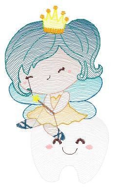 Tooth Fairy embroidery designs - Fairy godmother embroidery design mac ...
