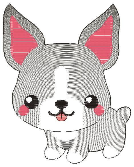 Bull Terrier embroidery designs - Dog embroidery design machine embroi ...