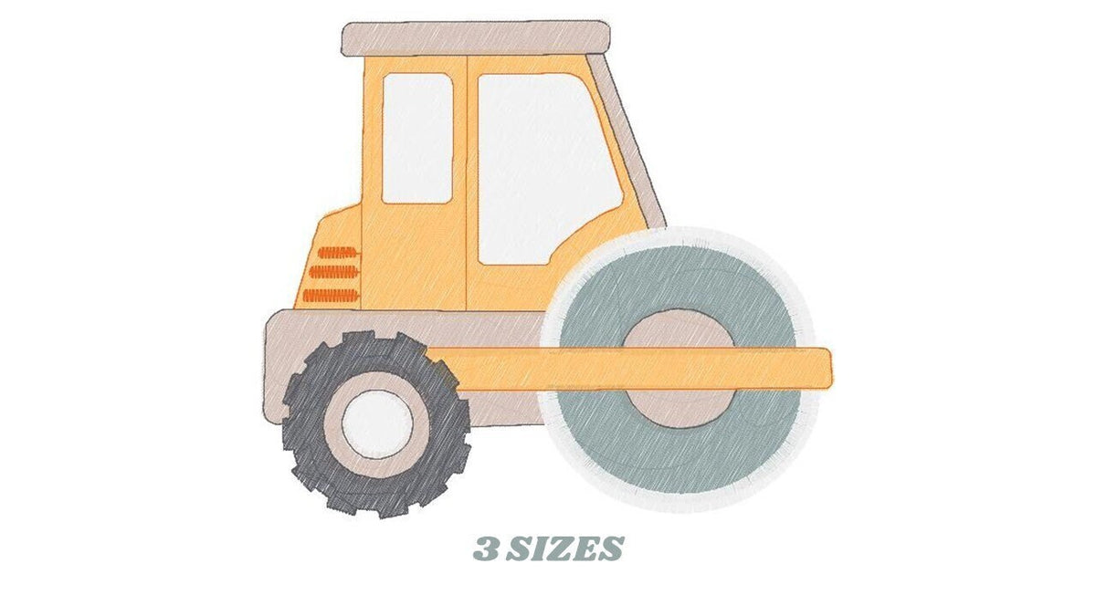 Tractor embroidery designs - Farm embroidery design machine embroidery ...
