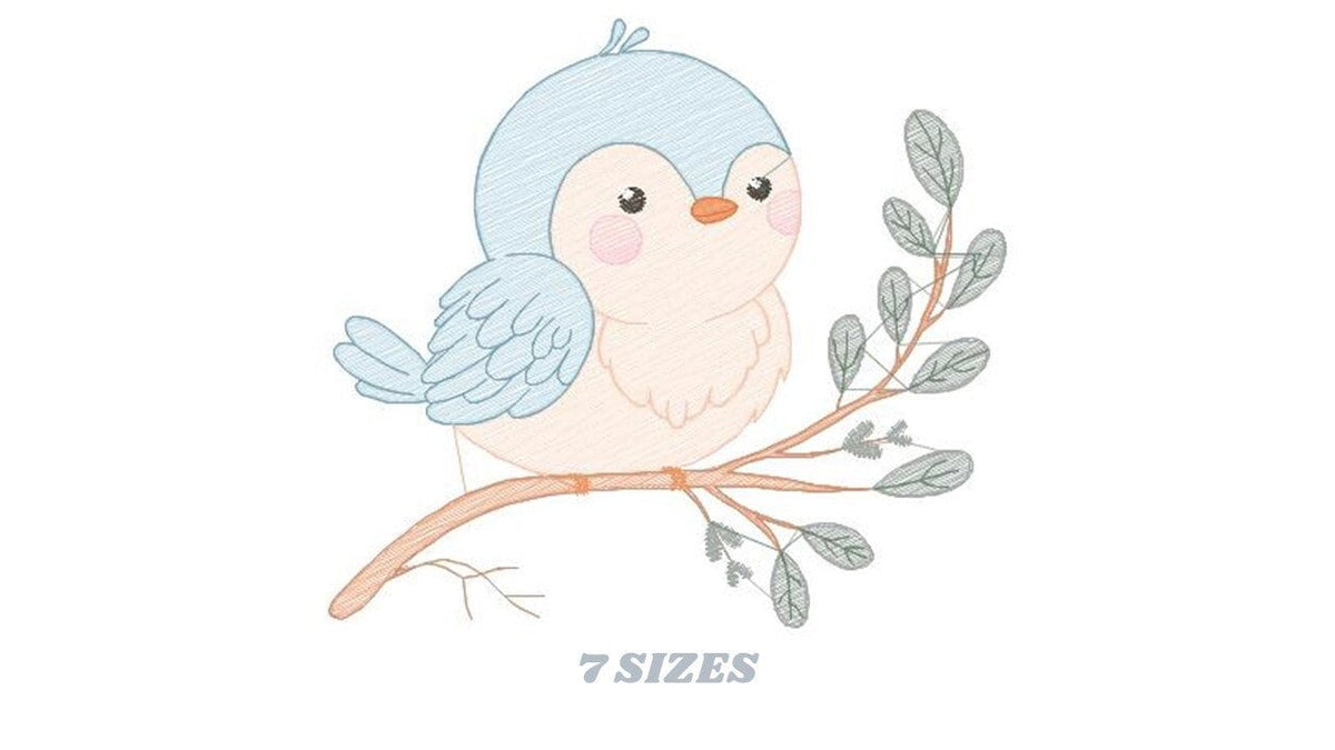 Bird embroidery designs - Baby girl embroidery design machine embroide ...