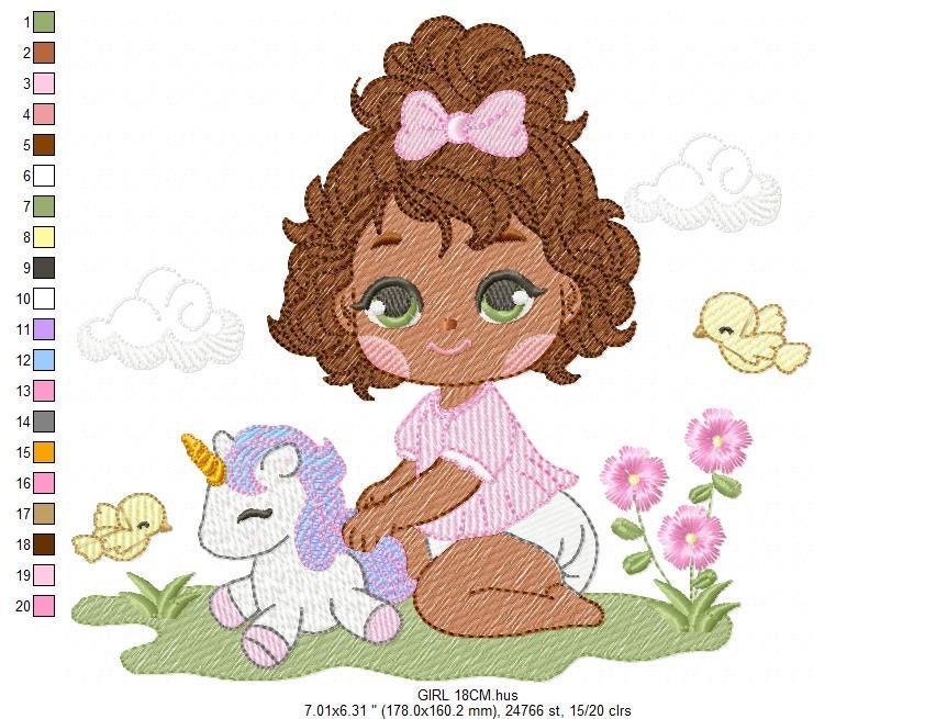 Baby girl embroidery designs - Children playing embroidery design mach ...