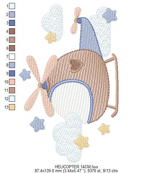 Helicopter embroidery designs - Chopper embroidery design machine embr ...