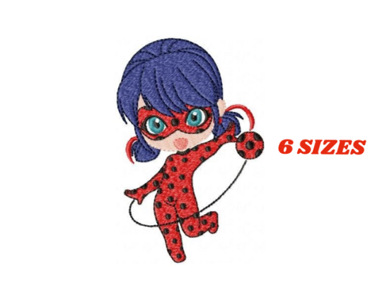 Ladybug embroidery design machine embroidery pattern – Marcia Embroidery