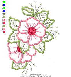Flowers embroidery designs - Flower embroidery design machine embroide ...