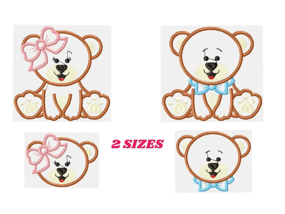Teddy Bear embroidery designs - Teddy embroidery design machine embroi ...