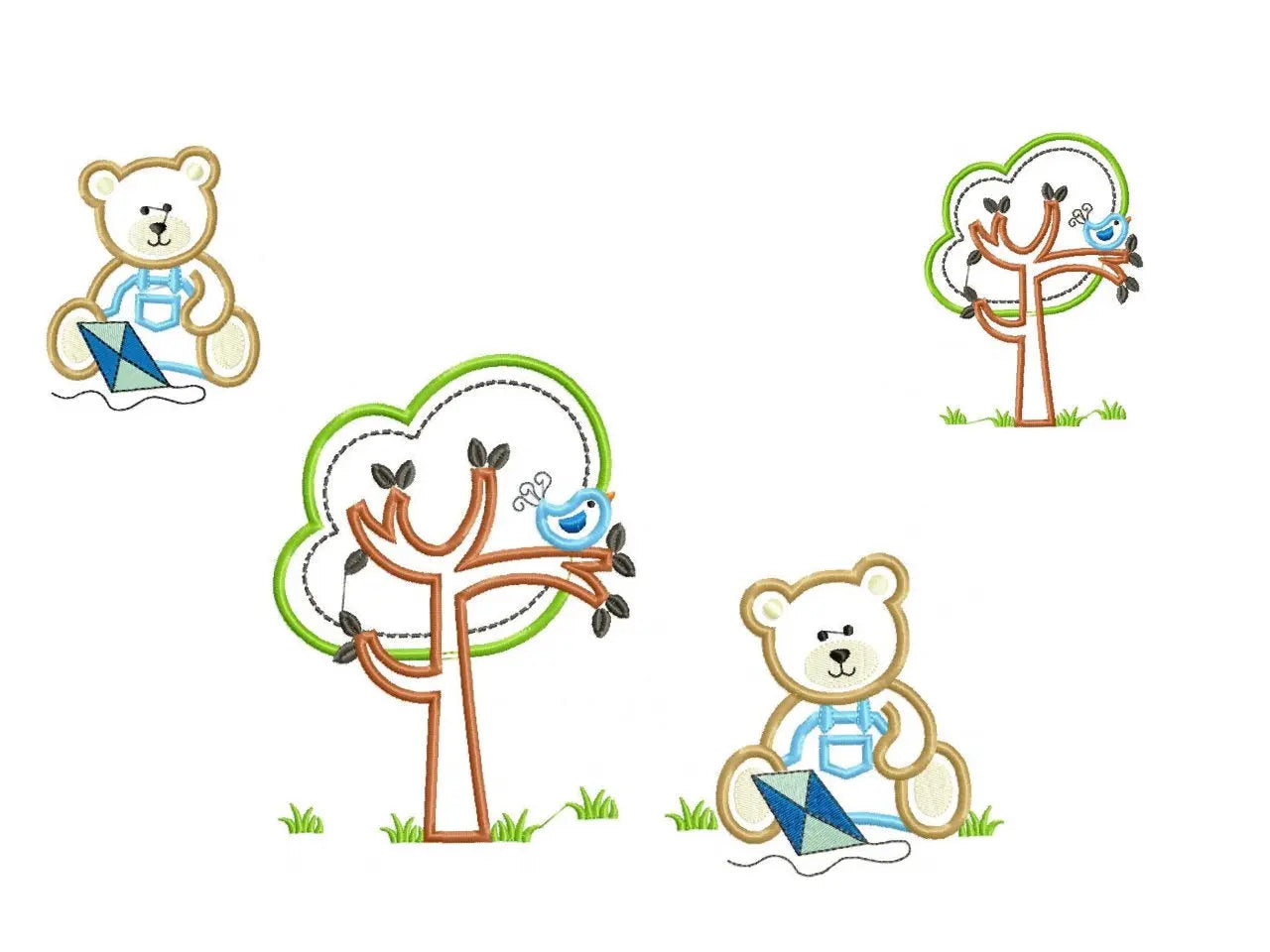 Bear embroidery designs - Teddy embroidery design machine embroidery p ...