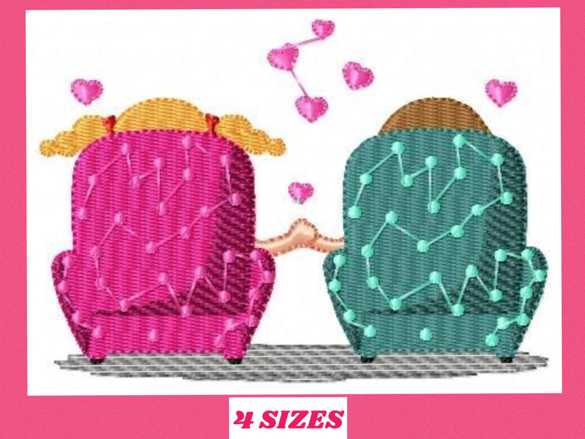 Couple embroidery designs - Valentines embroidery design machine embro ...
