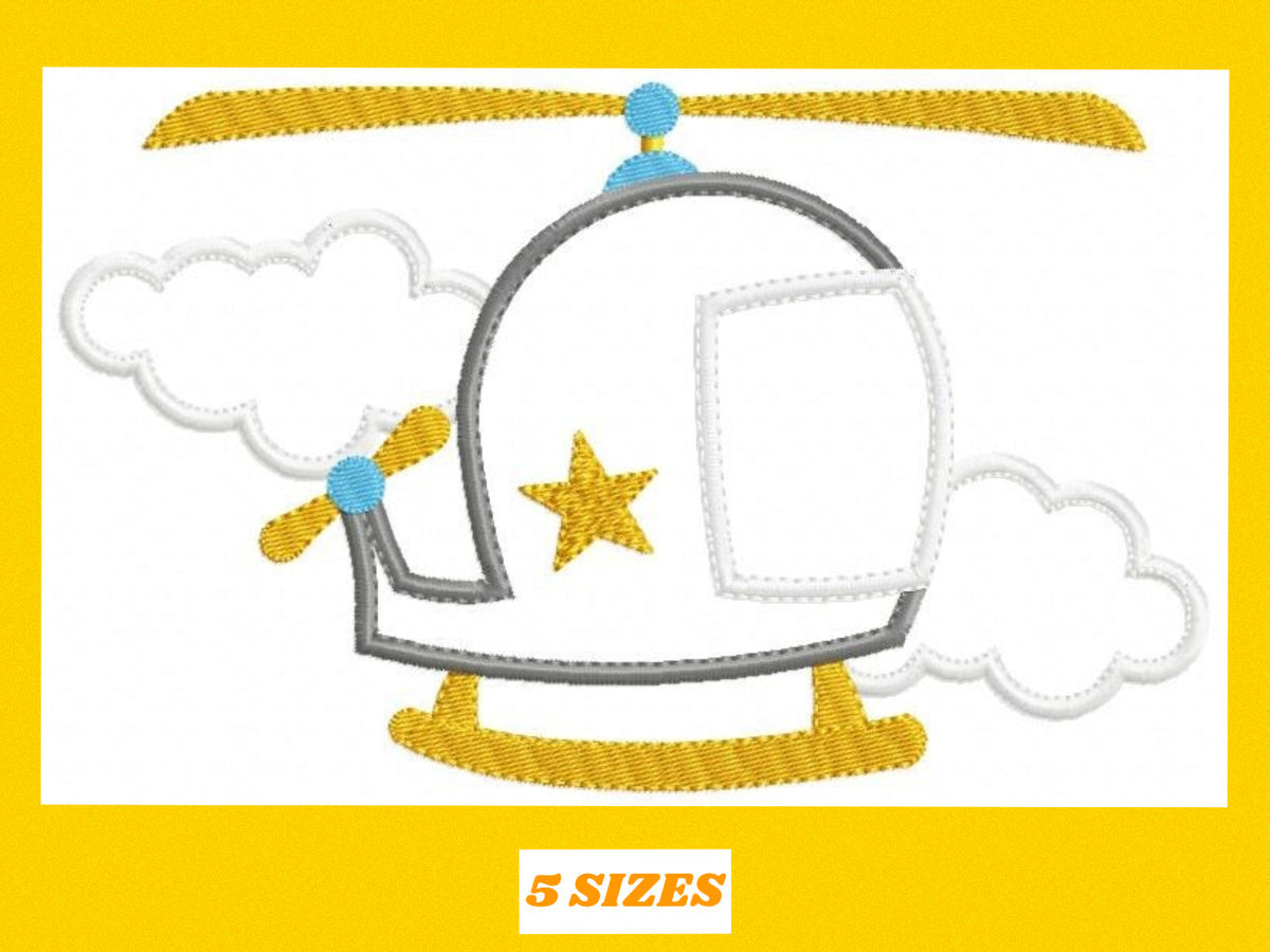Helicopter embroidery designs - Chopper embroidery design machine embr ...