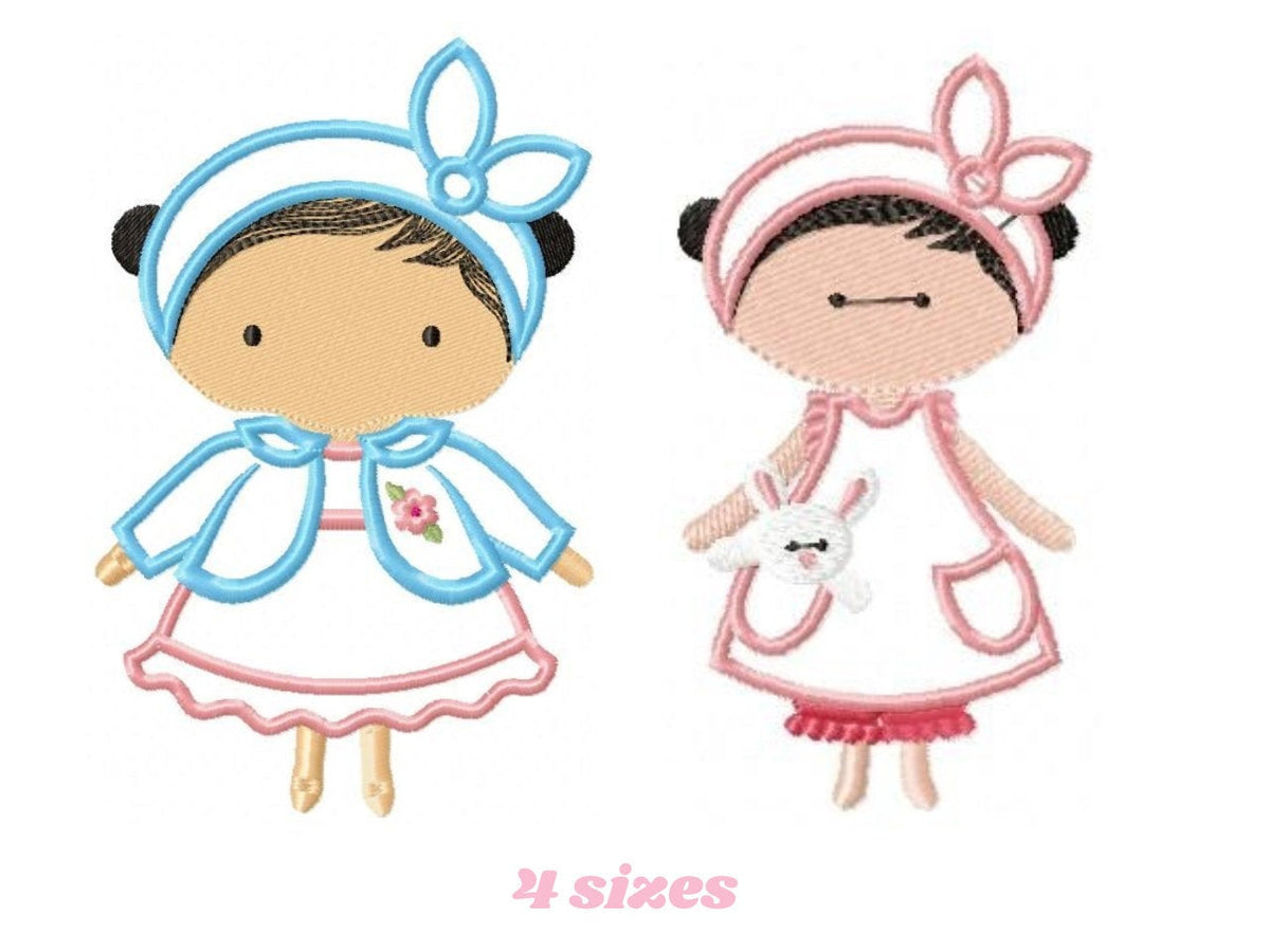 Girl embroidery designs - Mother embroidery design machine embroidery ...