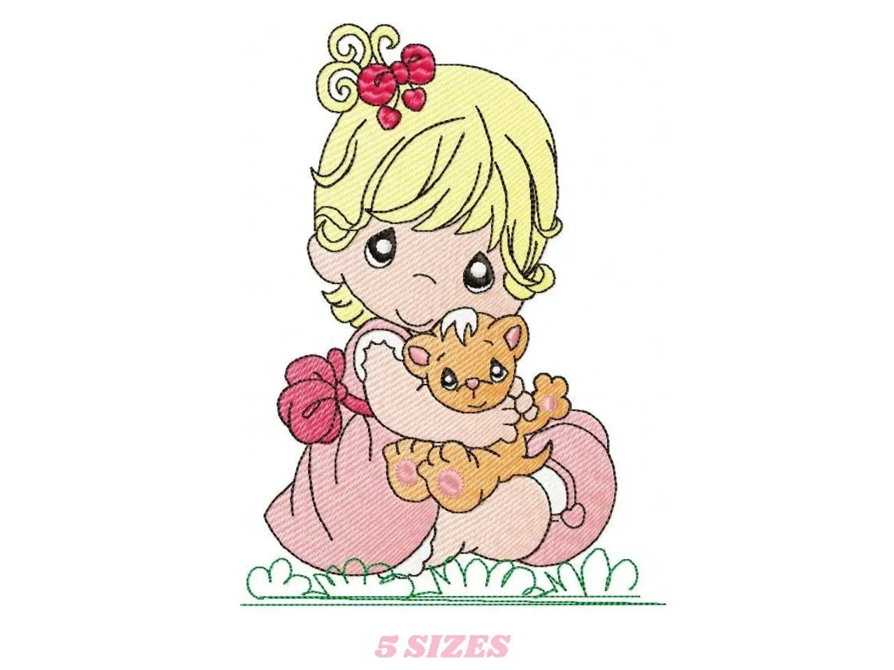 Baby girl embroidery design - Newborn embroidery designs machine embro ...