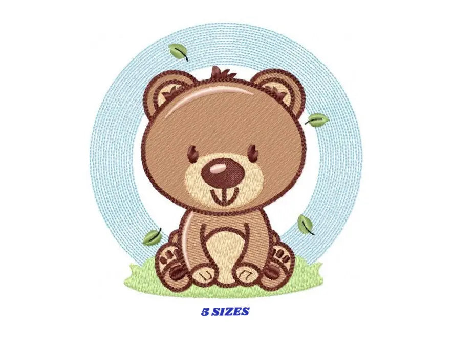 Bear embroidery designs - Baby boy embroidery design machine embroider ...