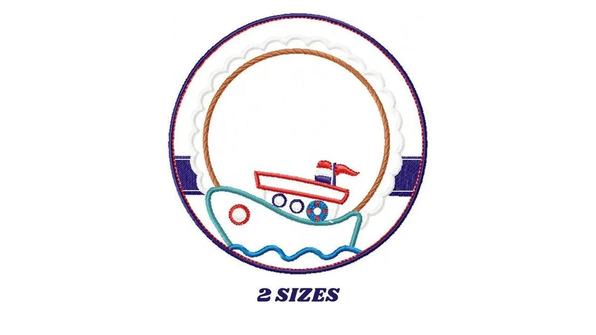 Boat embroidery designs - Sailboat embroidery design machine embroider ...