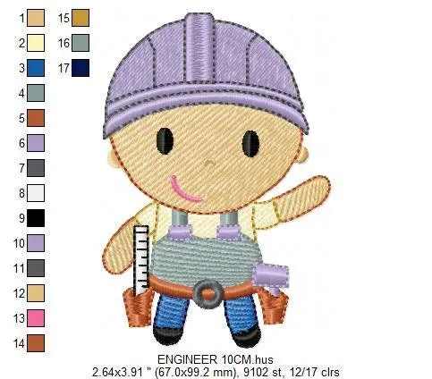 Engineer embroidery designs - Woodworker embroidery design machine emb ...
