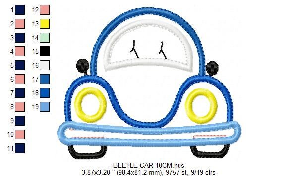 Car embroidery designs - Vehicle embroidery design machine embroidery ...